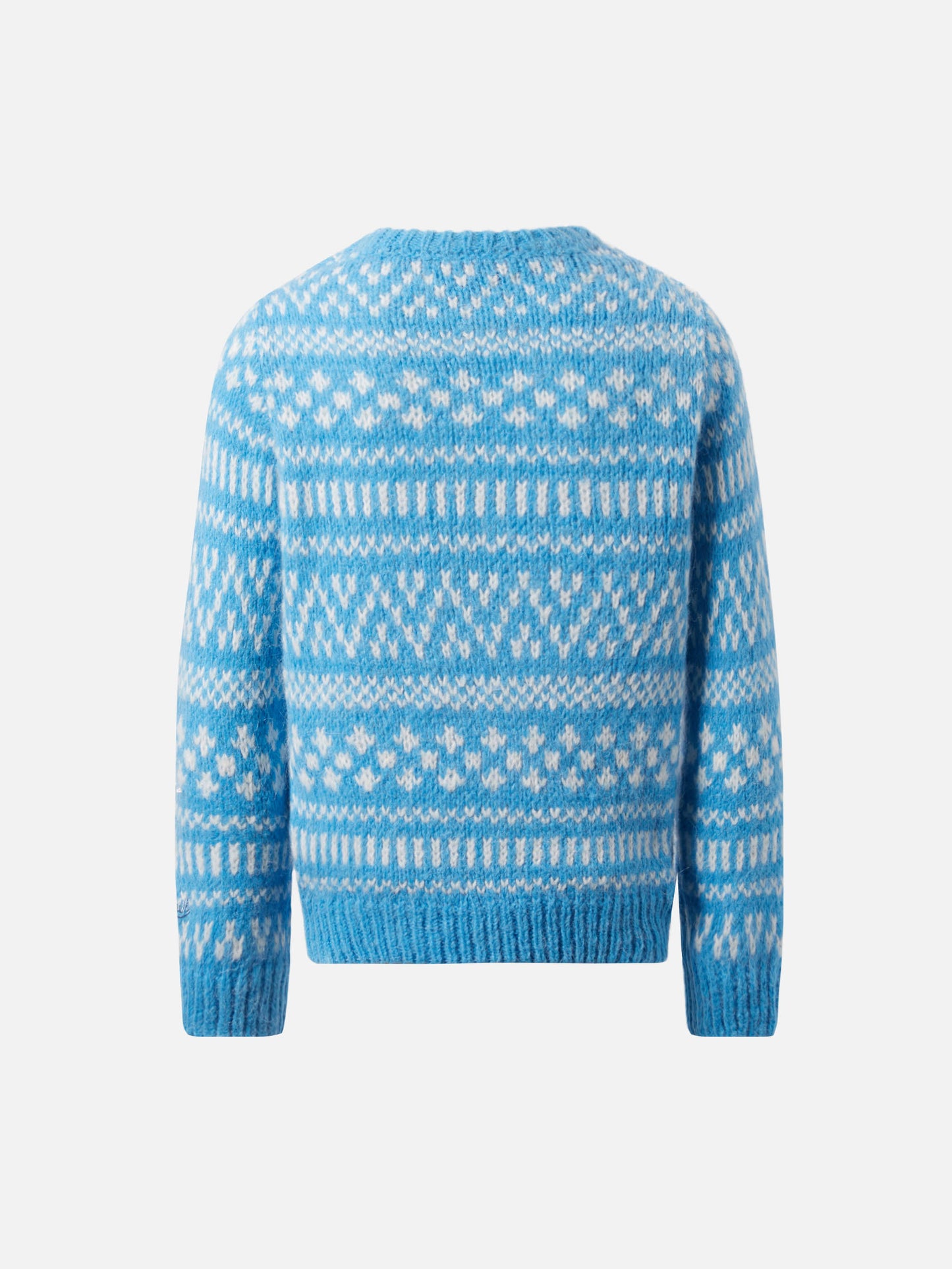 Light blue crewneck Douglas Soft with Prince of Chalet embroidery – MC2 ...