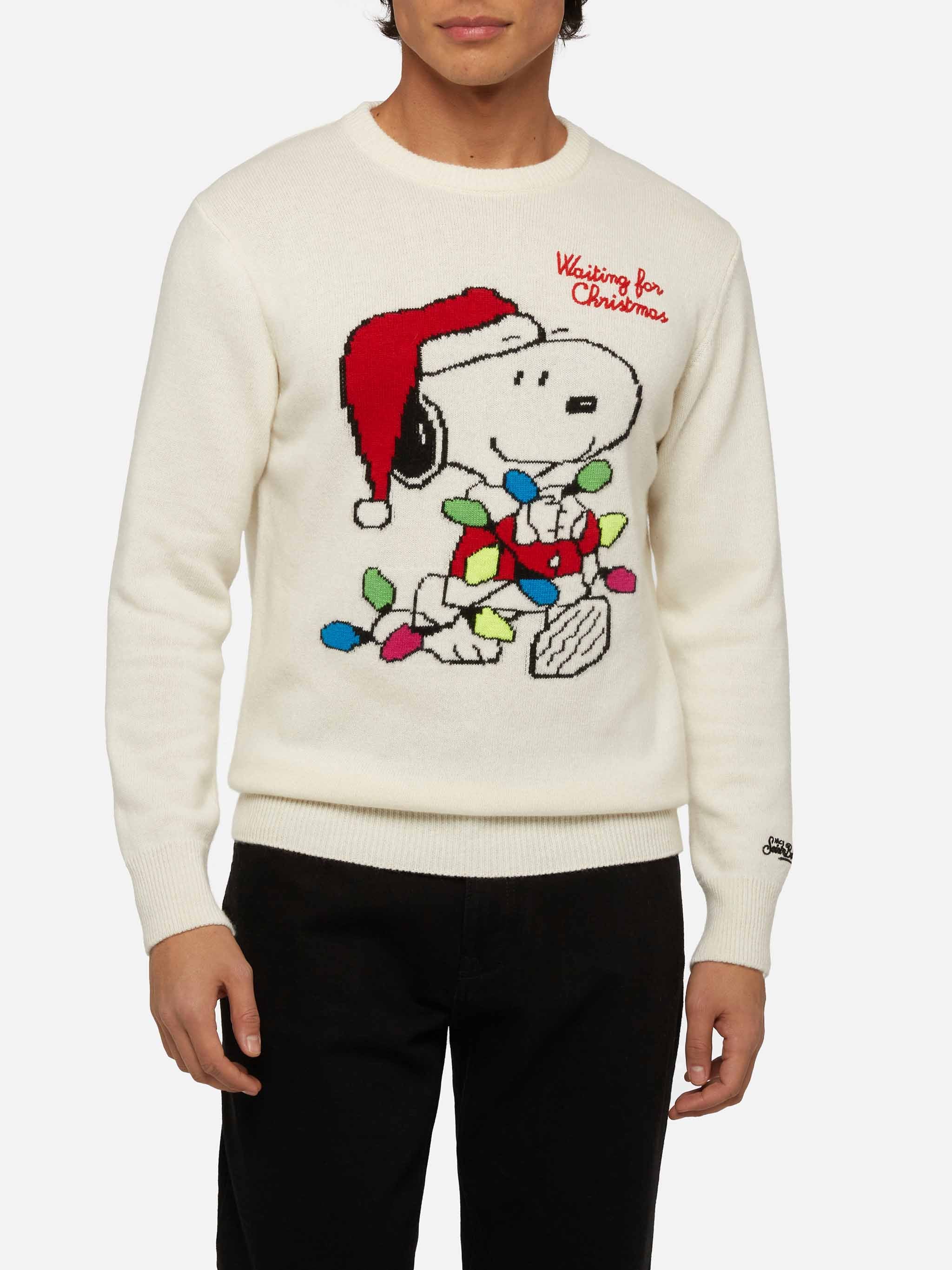Maglione Heron con jacquard e ricamo Snoopy | SNOOPY PEANUTS® SPECIAL ...