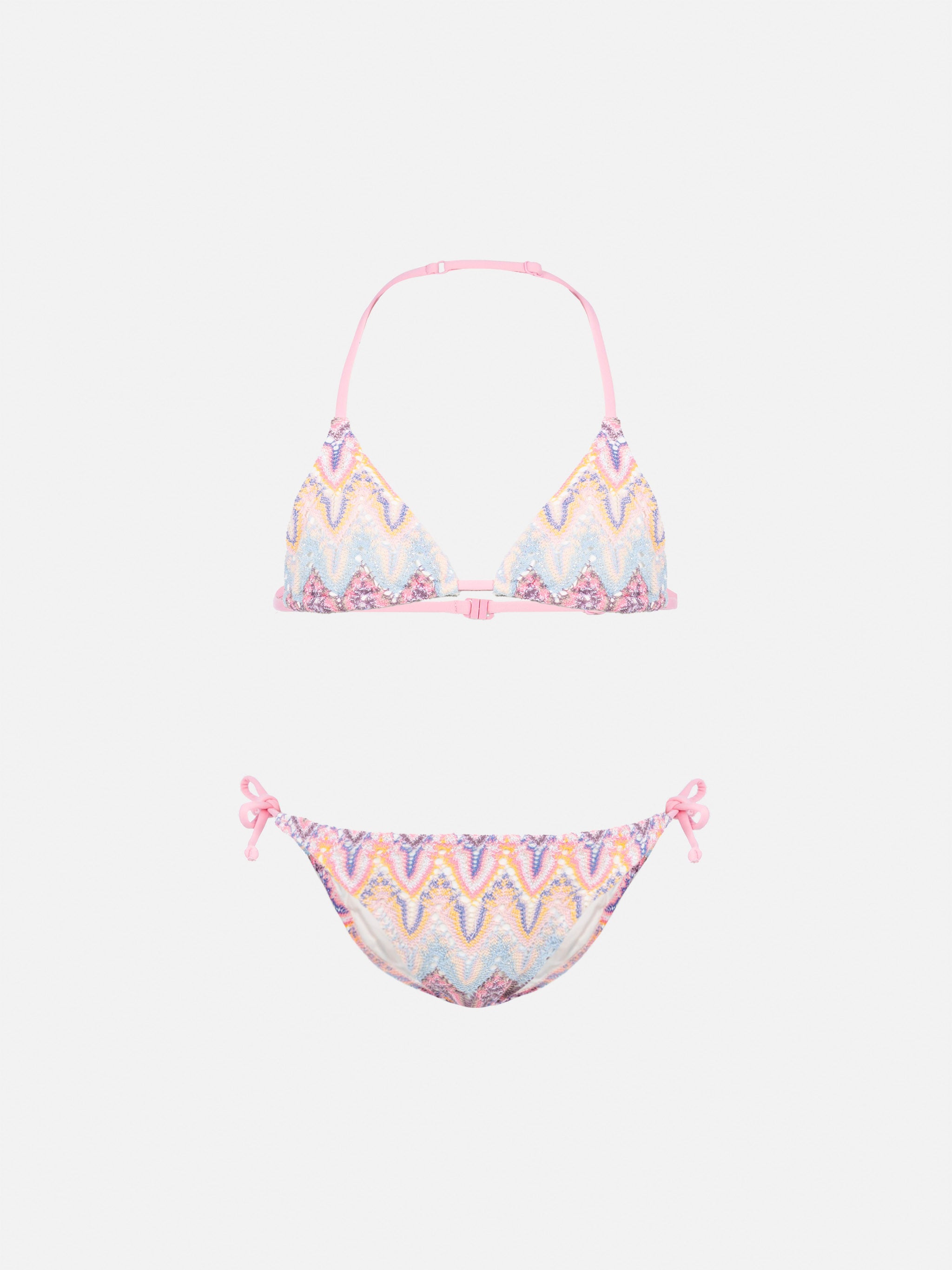 Klassischer Holly Triangel Bikini Aus Raschelstoff Mc2 Saint Barth