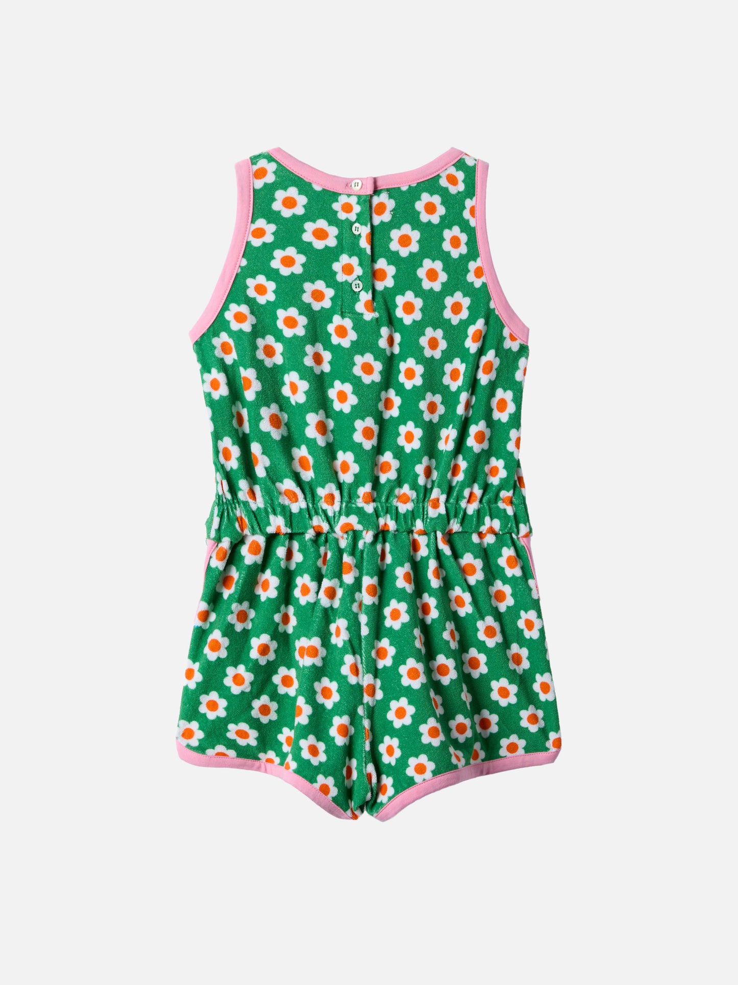 Terry romper suit with daisy print – MC2 Saint Barth