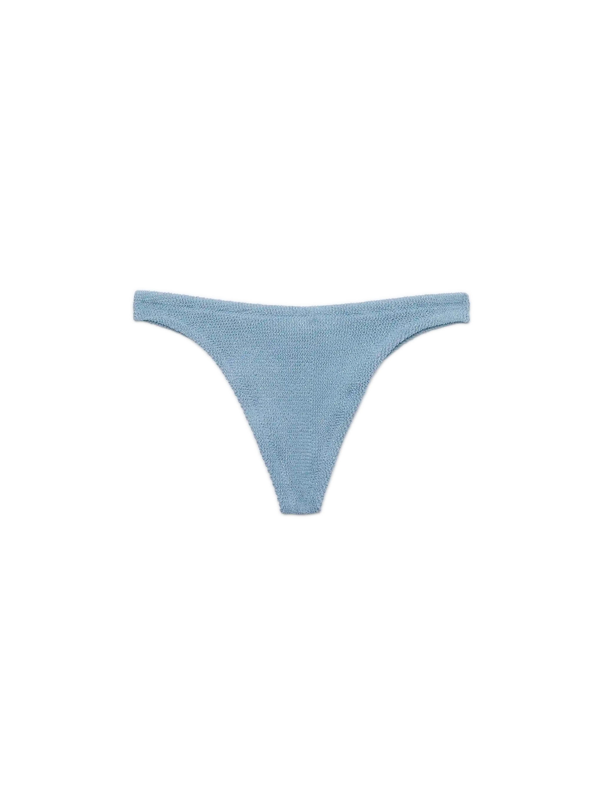 Naomi slip mare cheeky in crinkle lurex color avio blue – MC2 Saint Barth